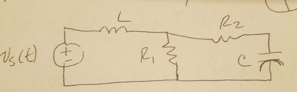 Solved Convert the circuit in the figure into s-domain, | Chegg.com