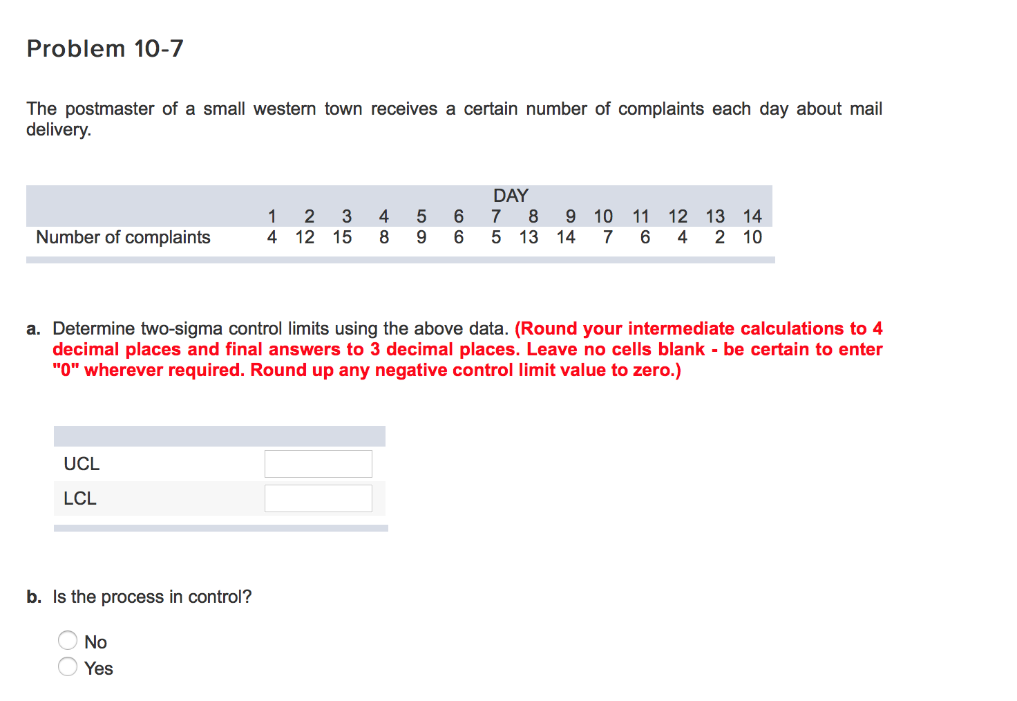 Solved The postmaster of a small western town receives a | Chegg.com