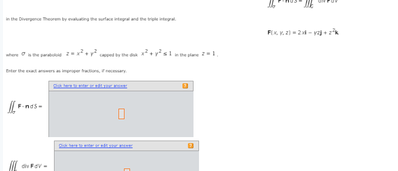 Solved in the Divergence Theorem by evaluating the surface | Chegg.com Solved in the Divergence Theorem by evaluating the surface | Chegg.com