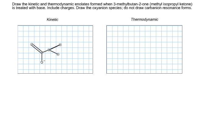 Solved The kinetic enolate is correct but I can't figure out | Chegg.com