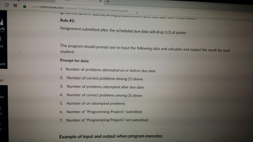 Solved instructure.com/course/11783jassignmentysea0asubmt | Chegg.com