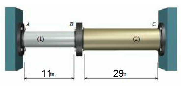 Solved The axial assembly consists of a solid | Chegg.com