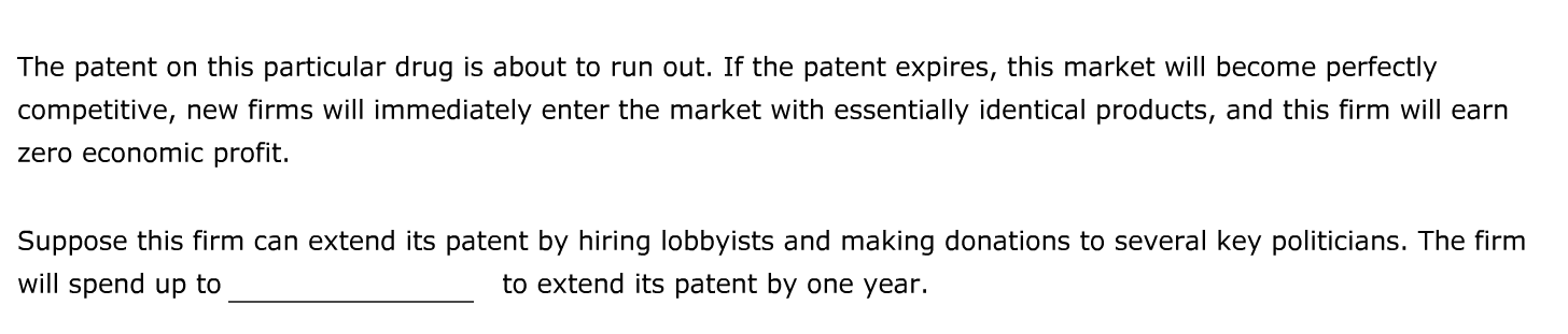 Solved Monopoly #6 Rent Seeking | Chegg.com