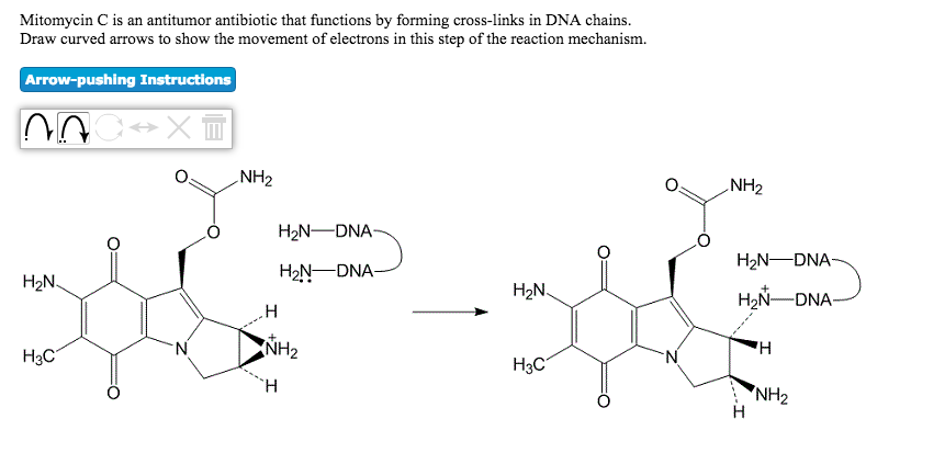 Solved Mitomycin C is an antitumor antibiotic that functions | Chegg.com