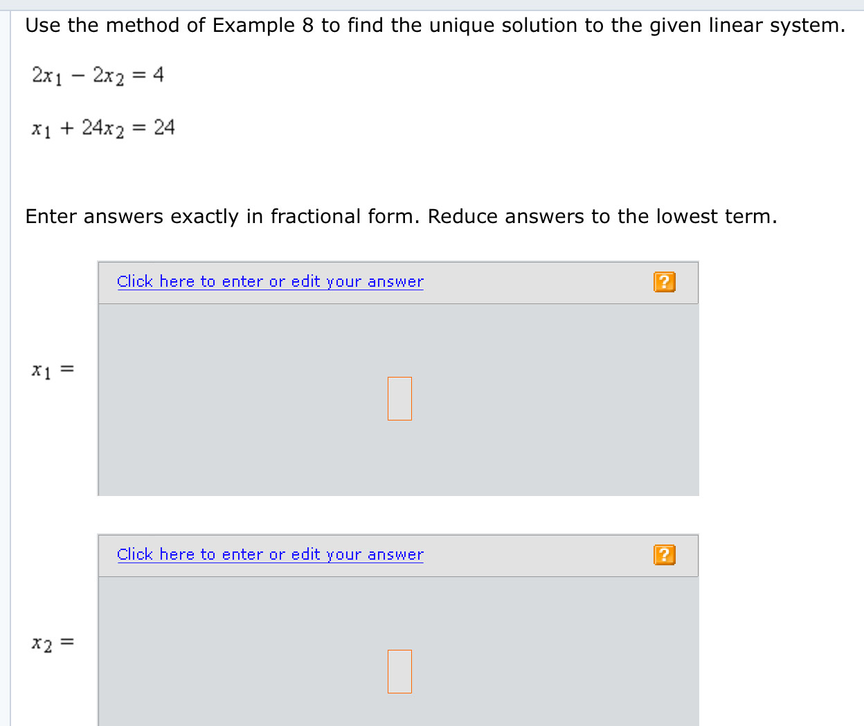 Solved Use the method of Example 8 to find the unique | Chegg.com