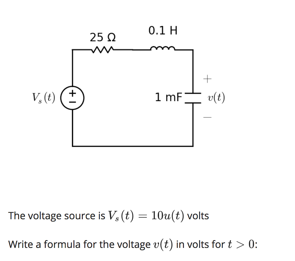 Solved Parallel RLC Step Response 1 point possible (graded) | Chegg.com