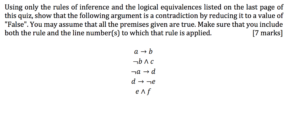 Solved Logical Equivalences AAT=A} AVT=T} Identity {AVF-A | Chegg.com