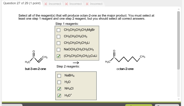 Solved Select all of the reagent(s) that will produce | Chegg.com