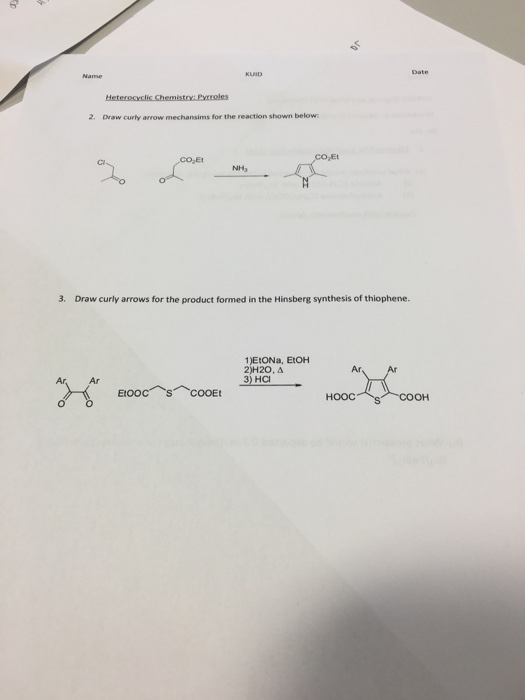 Solved Draw curly arrow mechanisms for the reaction shown | Chegg.com