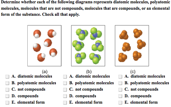 Homogeneous Mixture Molecules