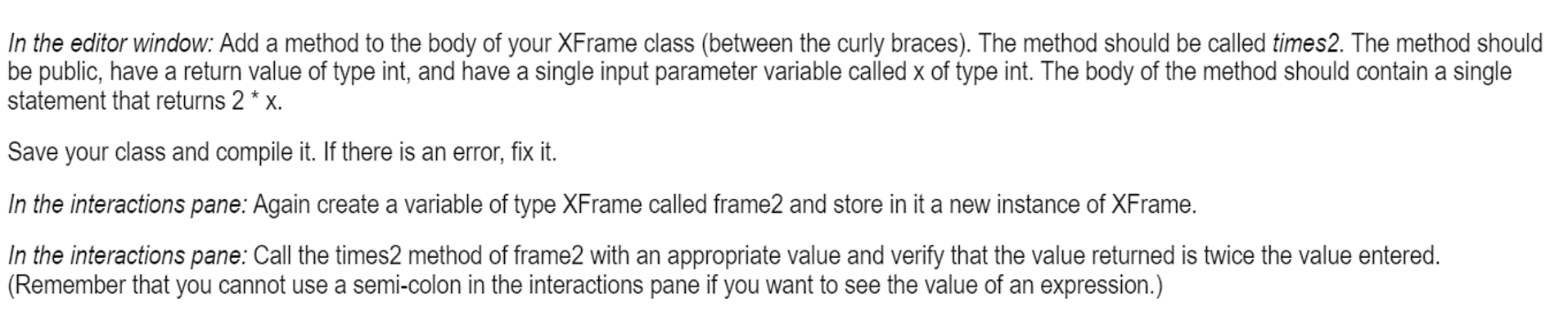 Solved Java: Going on from here, how do I work on the next | Chegg.com