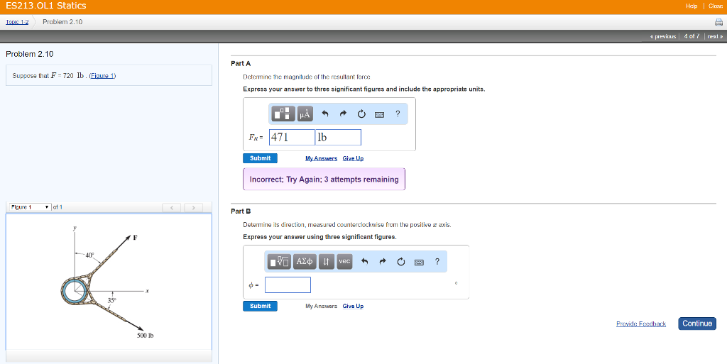 Solved ES213.0L1 Statics 12 Problem 2.10 Problem 2.10 | Chegg.com