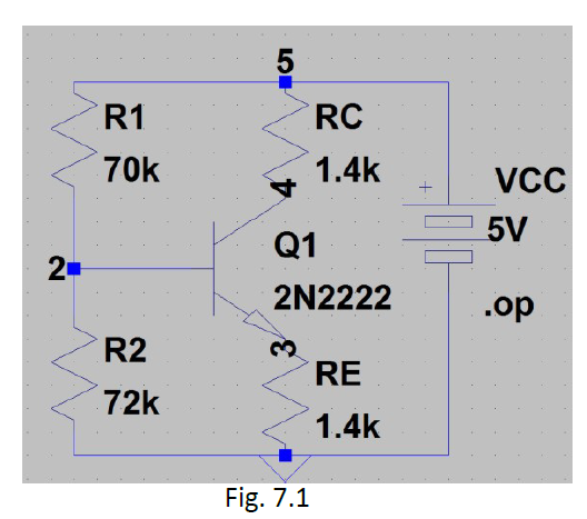 Solved It is required to design the DC biasing circuit as | Chegg.com