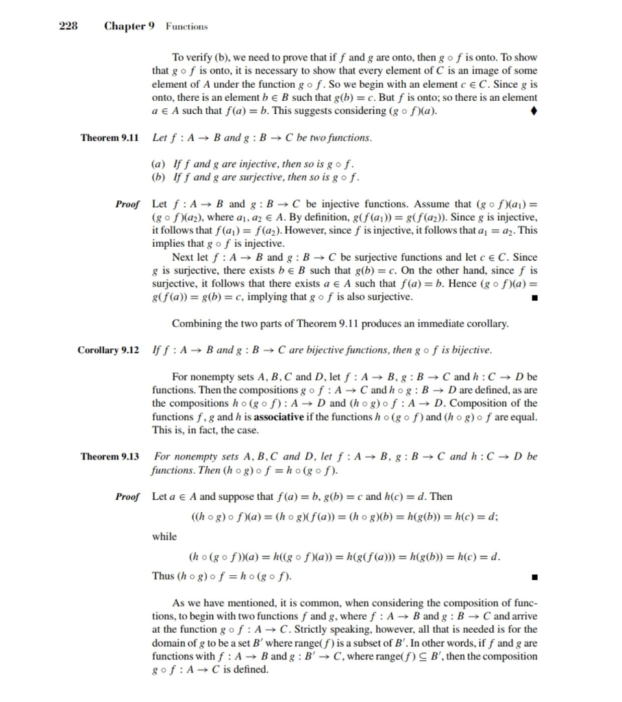 Solved advanced functions composition proofs question. I | Chegg.com