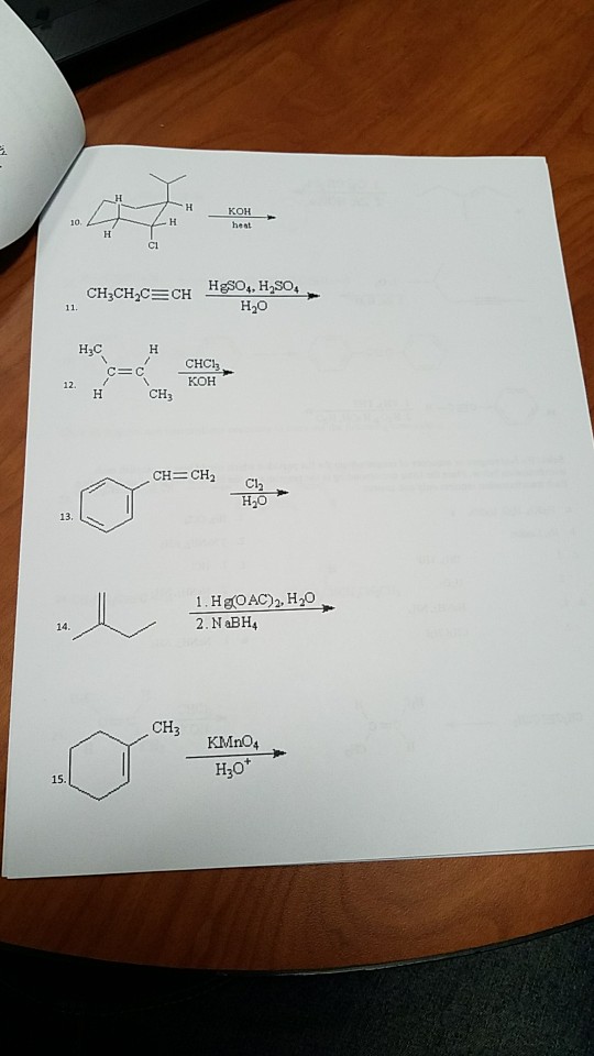 Solved KOH 10, Cl H20 KOH 12. H CH CH CH2 CI 13 2. NaBH4 CH3 | Chegg.com Solved KOH 10, Cl H20 KOH 12. H CH CH CH2 CI 13 2. NaBH4 CH3 | Chegg.com