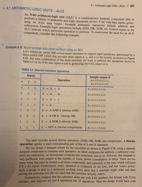 Solved Implement and simulate the ALU circuit from Example | Chegg.com