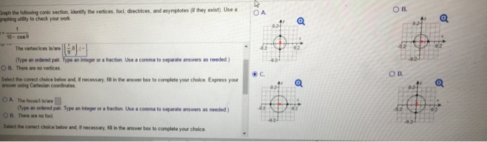 Solved Graph the following conic section, identify the | Chegg.com