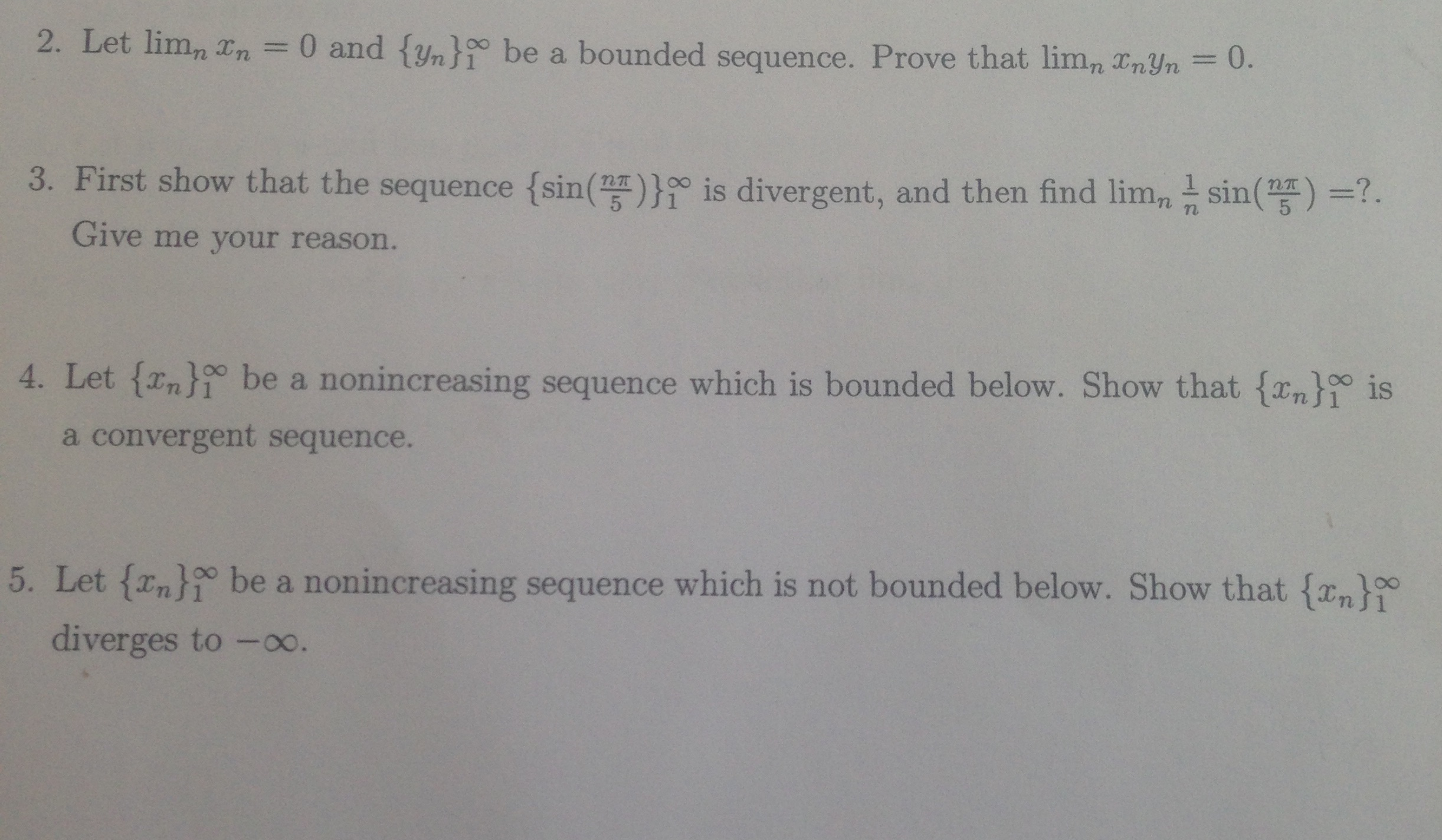 1. Let xn = 1 + 1/2^2 + 1/3^2 + ? + 1/n^2. Use the | Chegg.com 1. Let xn = 1 + 1/2^2 + 1/3^2 + ? + 1/n^2. Use the | Chegg.com