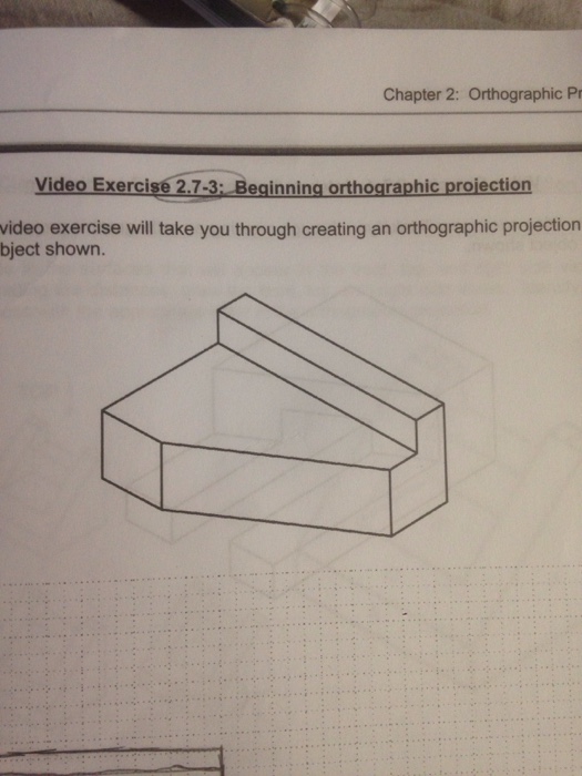 Solved Draw the top, front, and right side views including | Chegg.com