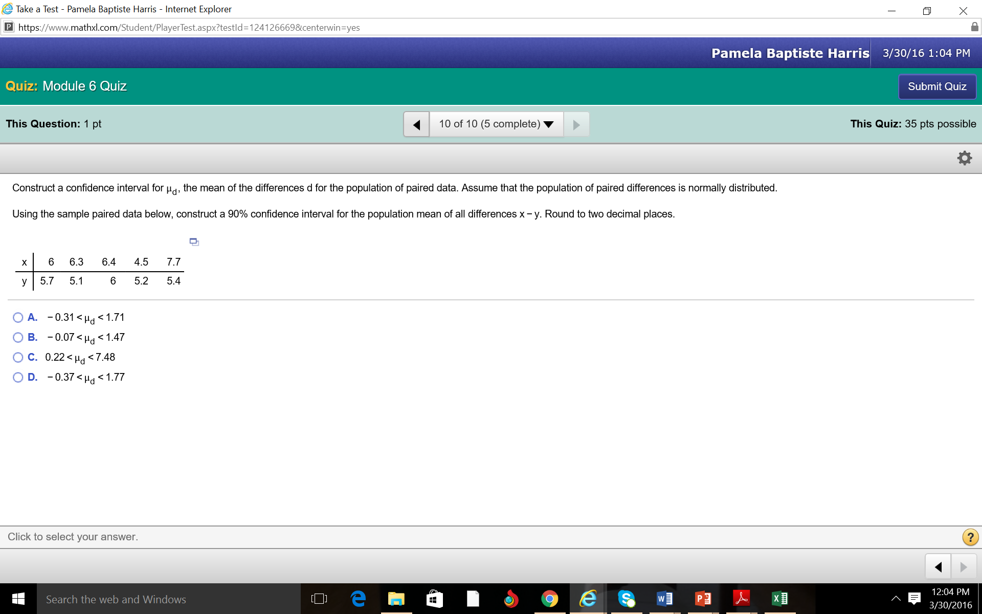 Solved Construct confidence | Chegg.com