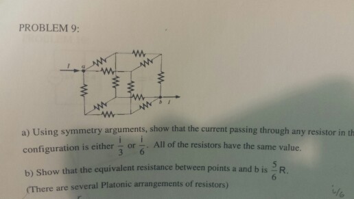 Solved a) Using symmetry arguments, show that the current | Chegg.com