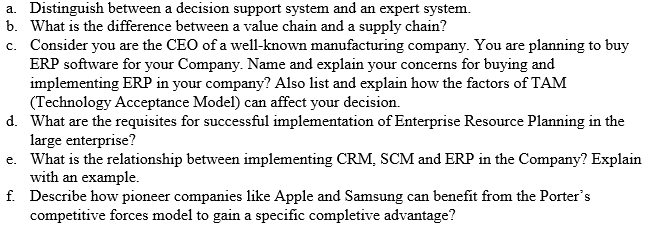 Solved TUI Deutschland Uses Information Systems to Gain a | Chegg.com