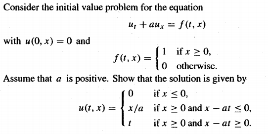 Solved Consider the initial value problem for the equation | Chegg.com