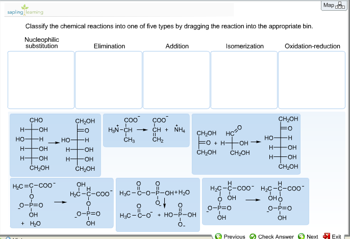 Solved Map pling Classify the chemical reactions into one of | Chegg.com Solved Map pling Classify the chemical reactions into one of | Chegg.com