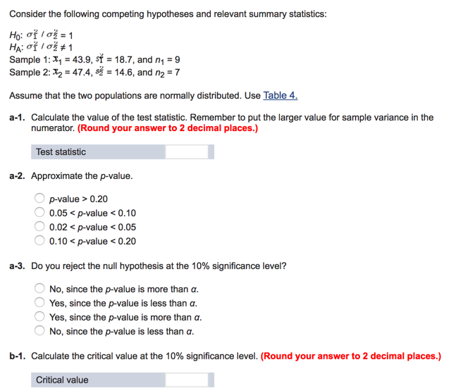Solved Consider the following competing hypotheses and | Chegg.com