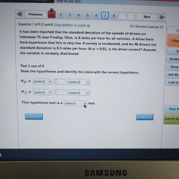 Solved Previous1 2 3 4 5 6 7 8 Next Question 7 of 8 (1 | Chegg.com