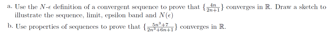 Solved Use the N- epsilon definition of a convergent | Chegg.com
