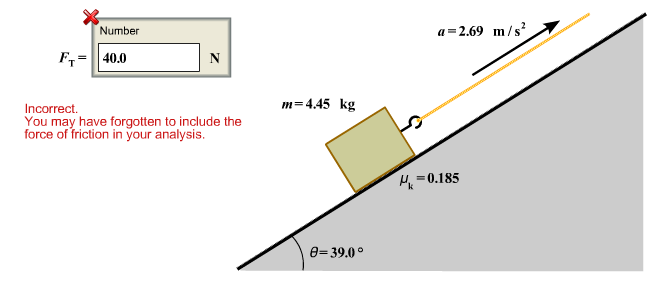 Solved A 4.45-kg box is pulled up a ramp that is inclined at | Chegg.com