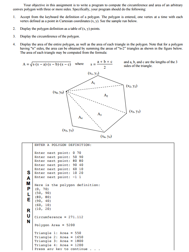 Solved Your objective in this assignment is to write a | Chegg.com