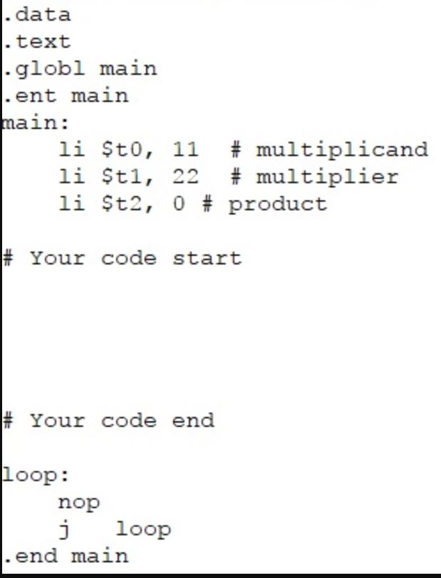 1. modify this MISP assembly program to make the | Chegg.com