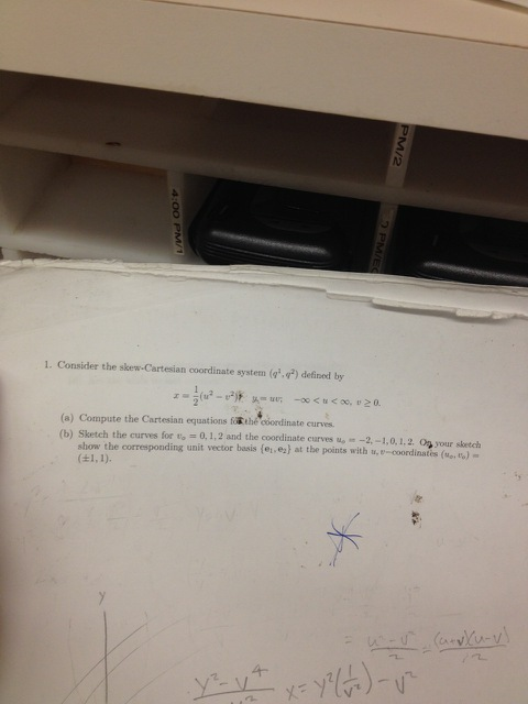 Solved Consider The Skew Cartesian Coordinate System Q1 Q2