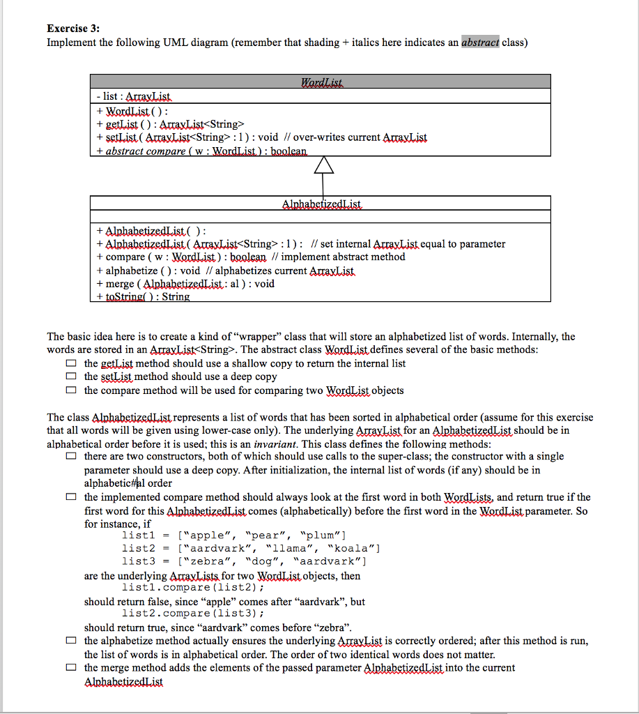 Solved Implement The Following UML Diagram remember That Chegg Solved Implement The Following UML Diagram remember That Chegg