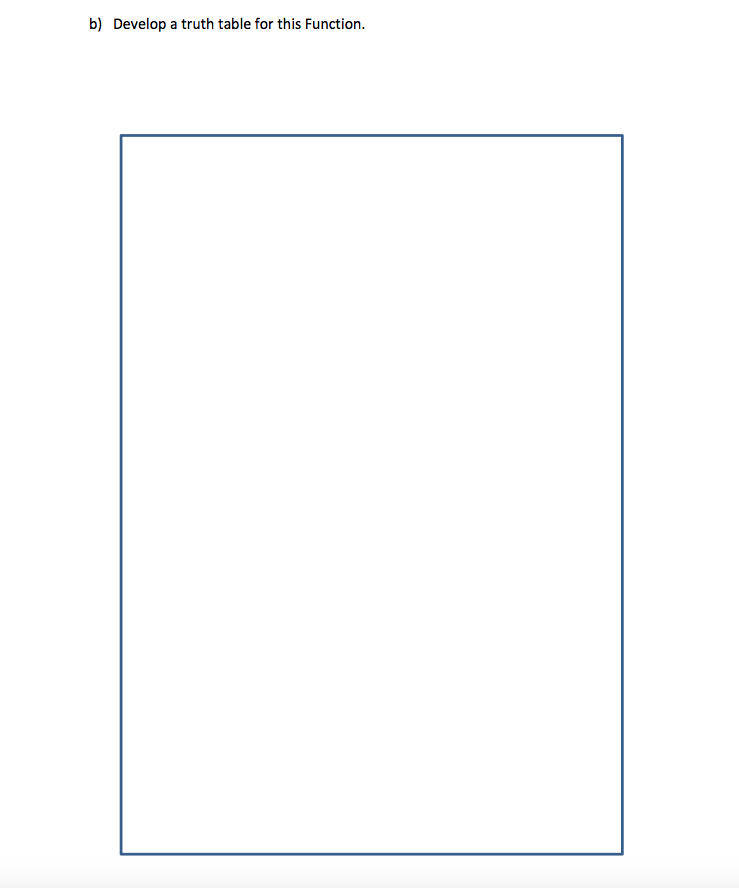 Solved Given a logic function implemented using an active | Chegg.com