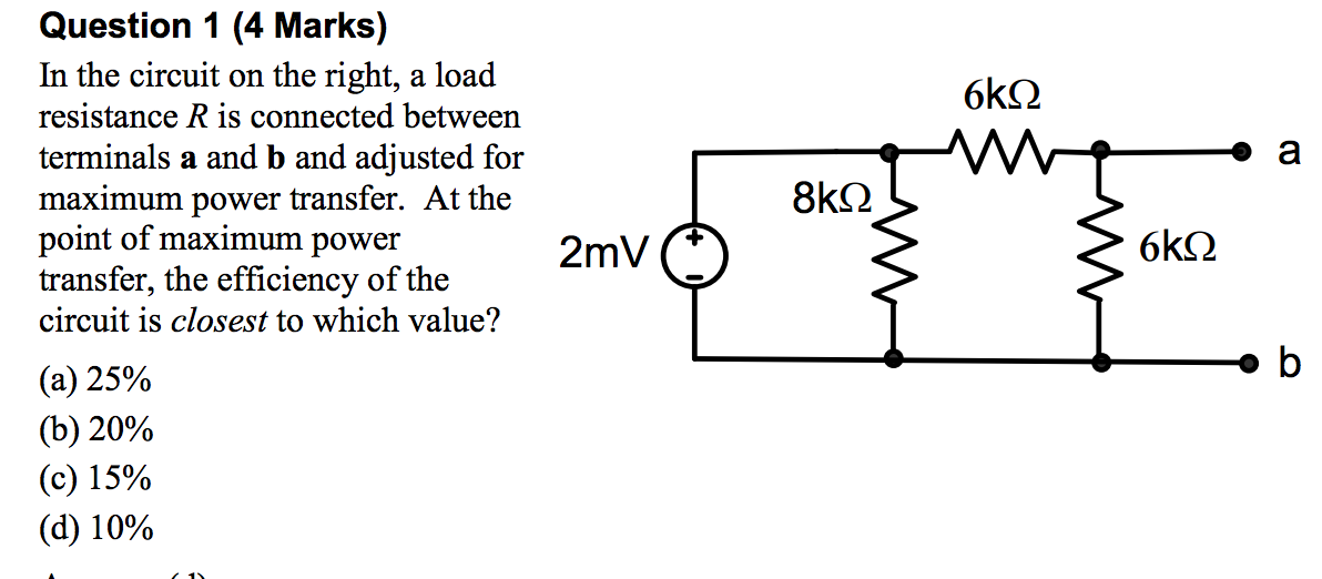 Solved In the circuit on the right, a load resistance R is | Chegg.com