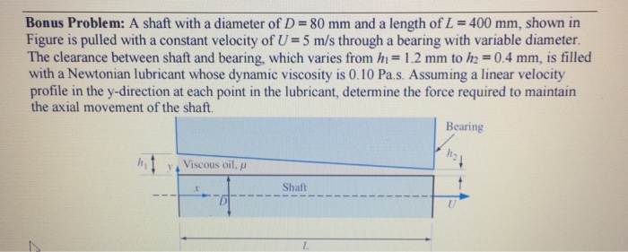 Solved A shaft with a diameter of D = 80 mm and a length of | Chegg.com