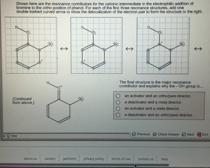 Solved Shown here are the resonance contributors for the | Chegg.com