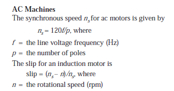 Solved For the below motor problem, why is slip calculated | Chegg.com