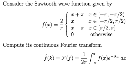 Solved Sawtooth wave function computing its continous | Chegg.com