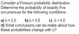 Solved Consider a Poisson probability distribution Determine | Chegg.com
