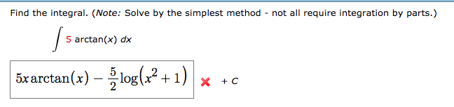 Solved Find the integral. (Note: Solve by the simplest | Chegg.com