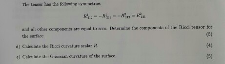 Solved Consider a two dimensional space-time with the line | Chegg.com