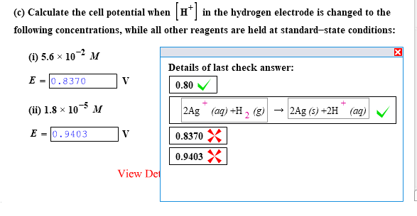 Solved Be sure to answer all parts Consider a galvanic cell | Chegg.com