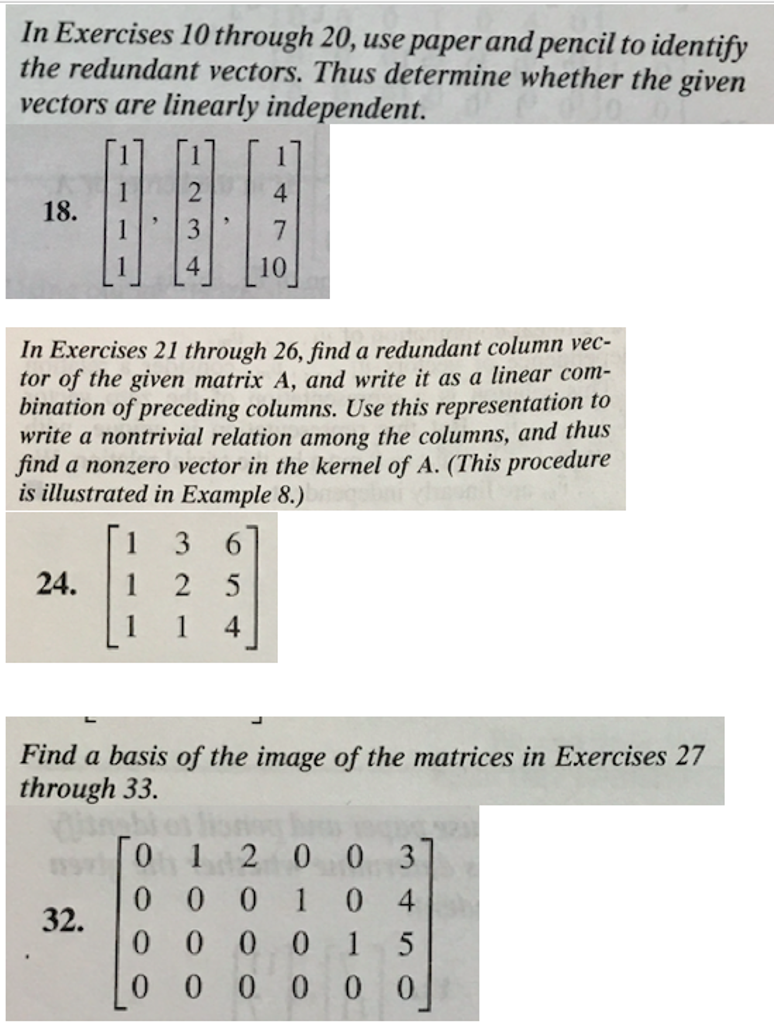Solved In Exercises 10 through 20, use paper and pencil to | Chegg.com