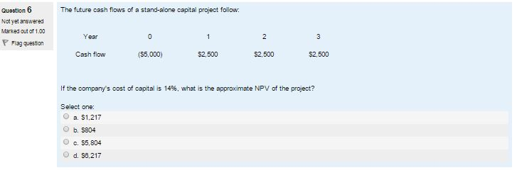 Solved 2.Multiple choice finance | Chegg.com