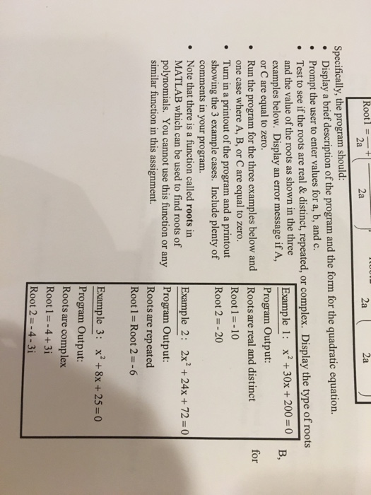 Solved Page 2 3. (34 points) Write a MATLAB program to find | Chegg.com