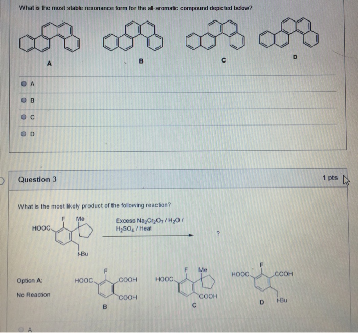 Solved What is the most stable resonance form for the | Chegg.com